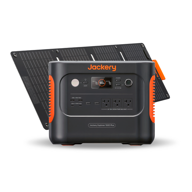 COMBO Jackery Explorer 1000 Plus + 100w Mini Solar Panel – El Mostro ...